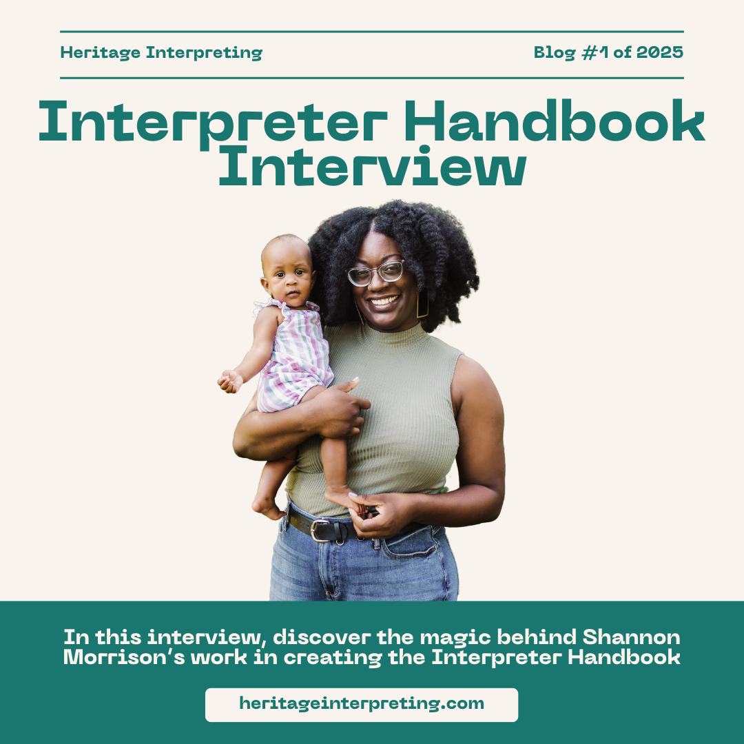 Interpreter Handbook Interview - Heritage Interpreting